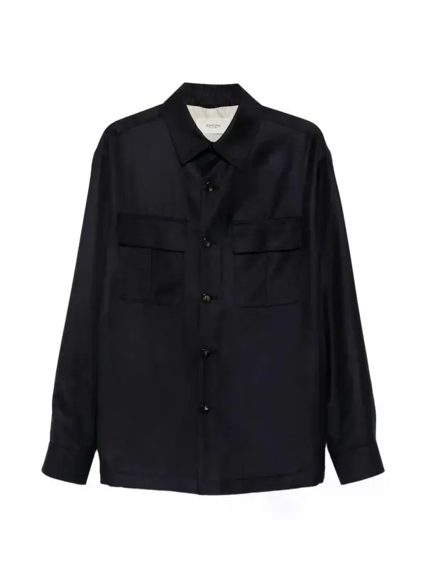 Agnona Pocket Button Shirt