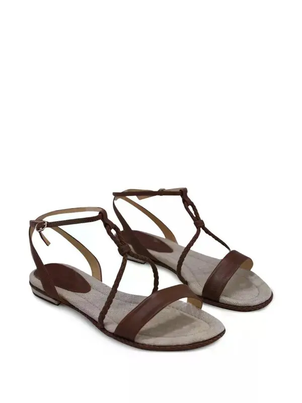 ALEXANDRE BIRMAN Braided-strap Flat Sandals