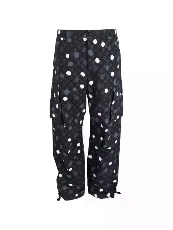 LOUIS VUITTON X Yayoi Kusama Monogram Dots Cargo Pants
