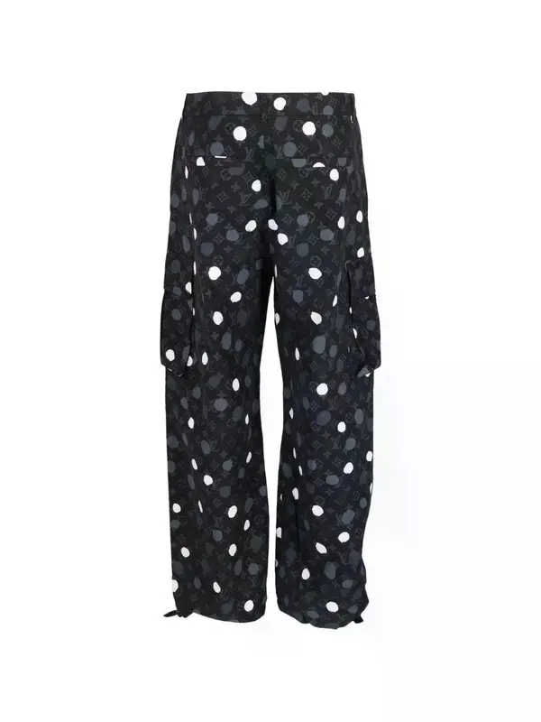 LOUIS VUITTON X Yayoi Kusama Monogram Dots Cargo Pants