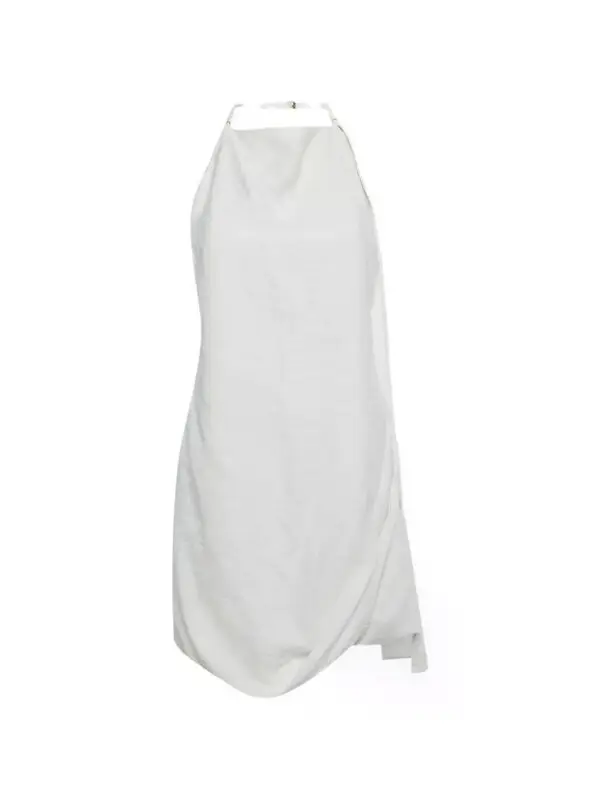 Jacquemus Halterneck Draped Mini Dress