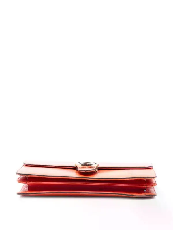 Gucci Medium Calfskin Interlocking G Crossbody Bag - Orange