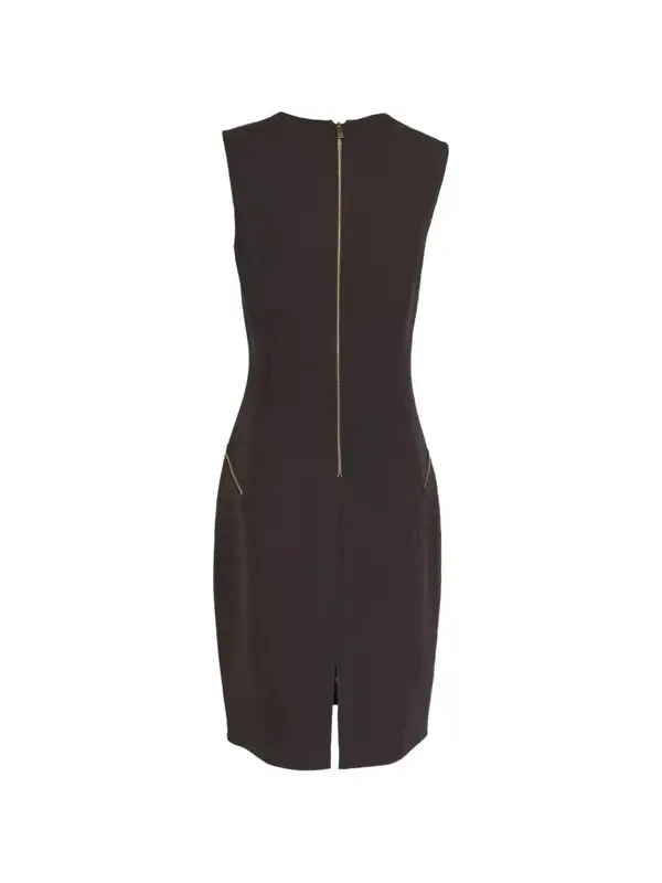 Michael Kors Knee-Length Zip Dress - Brown | Editorialist