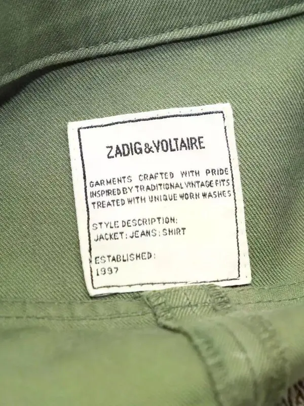 Zadig&Voltaire Embroidered Tiger Shirt Dress