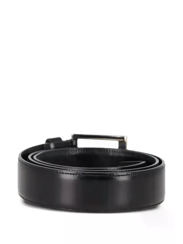 Prada Logo-engraved Leather Belt