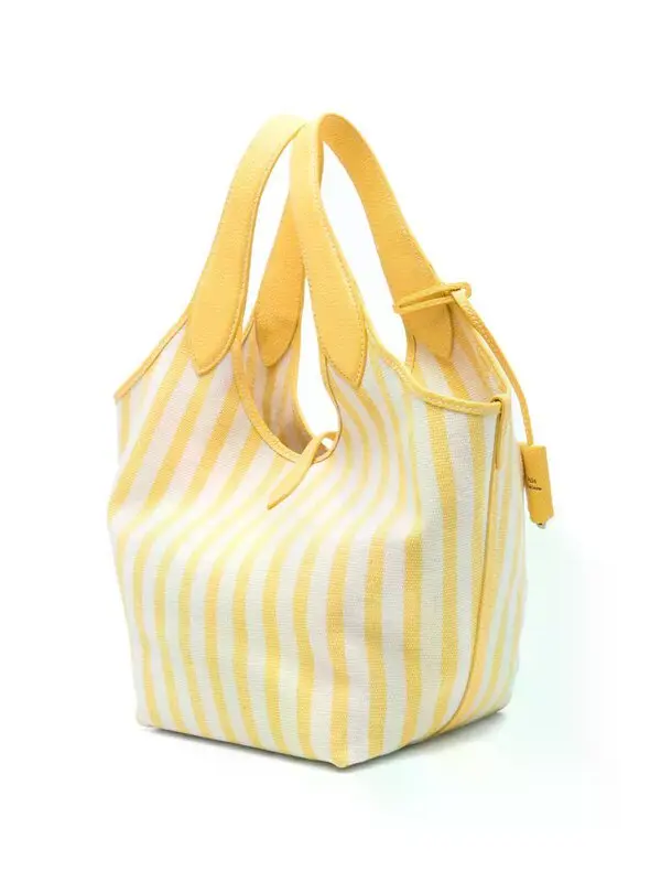 Polo Ralph Lauren Striped Canvas Tote Bag - Yellow