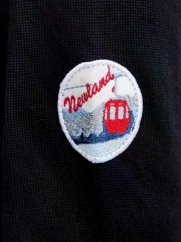 NEWLAND Embroidered Zip Ski Top - Blue
