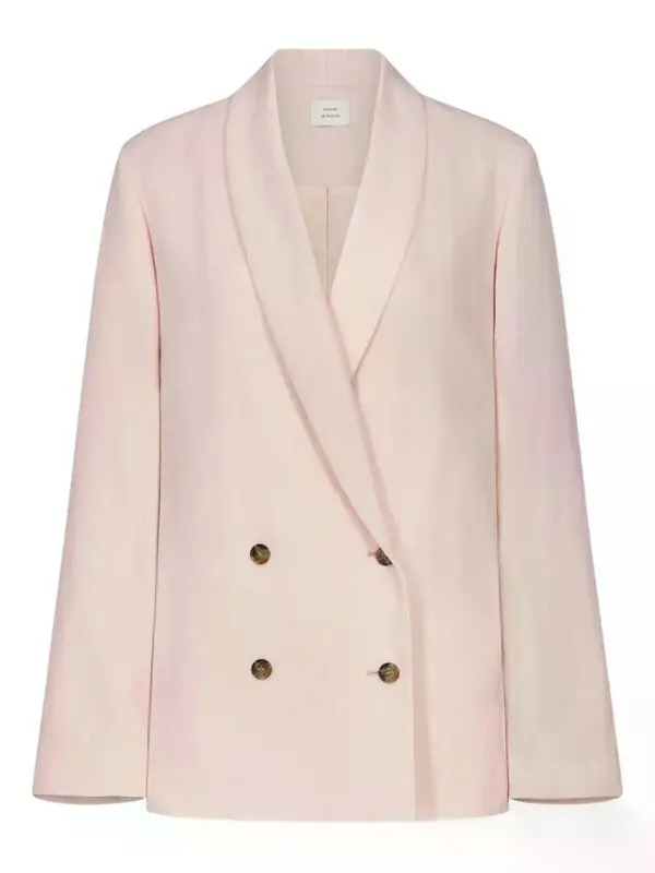 Loulou De Saison Minka Double-breasted Blazer - Pink
