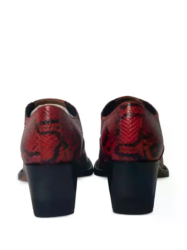 Chloé 2018 Rylee Snakeskin-effect Boots