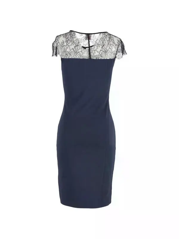 blue red valentino dress Lace Detail - Valentino navy dress