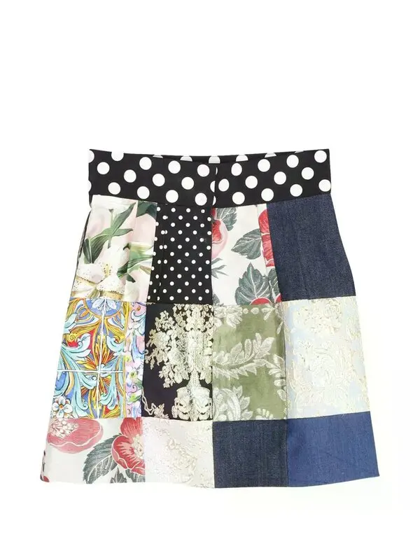 Dolce & Gabbana Patchwork Mini Skirt