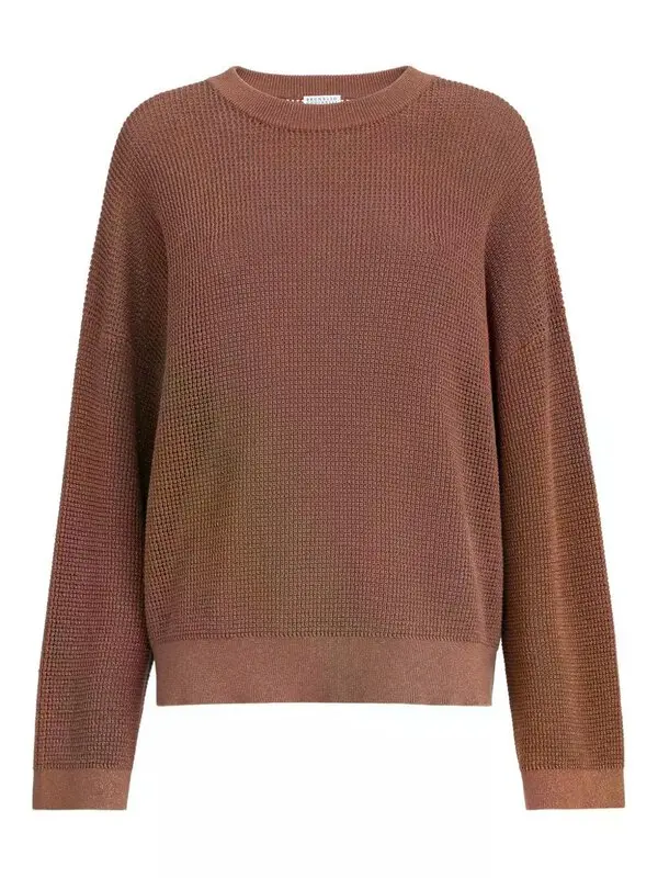 Brunello Cucinelli Long-sleeve Cotton Sweater