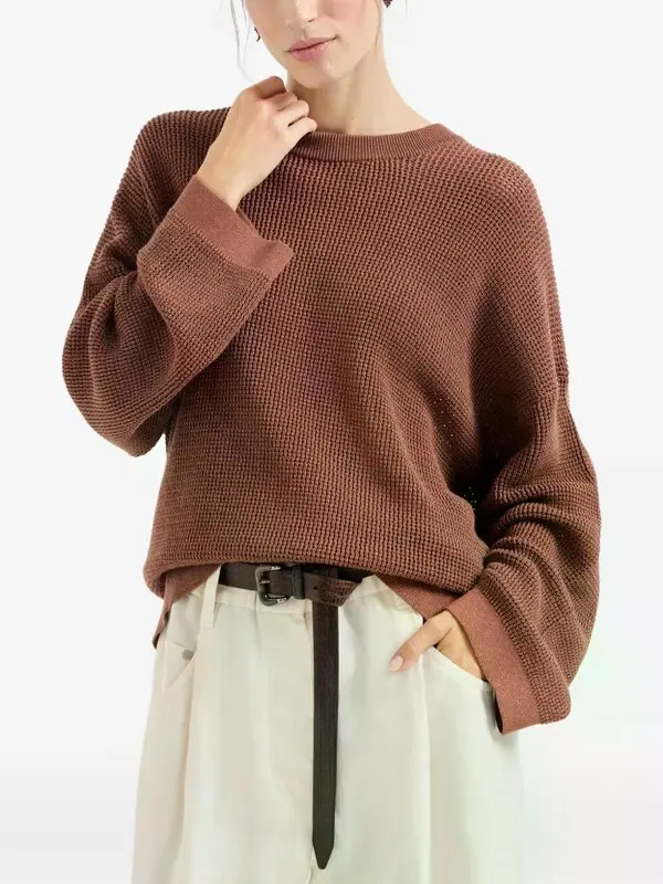 Brunello Cucinelli Long-sleeve Cotton Sweater