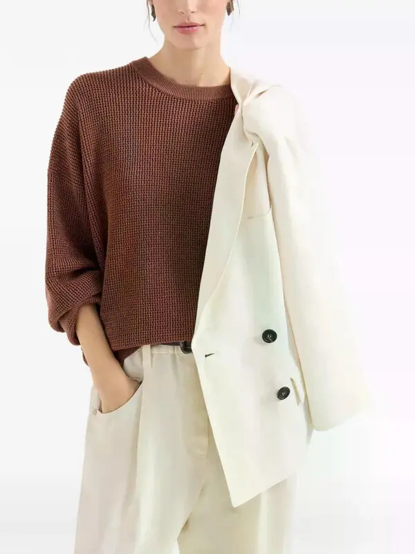 Brunello Cucinelli Long-sleeve Cotton Sweater