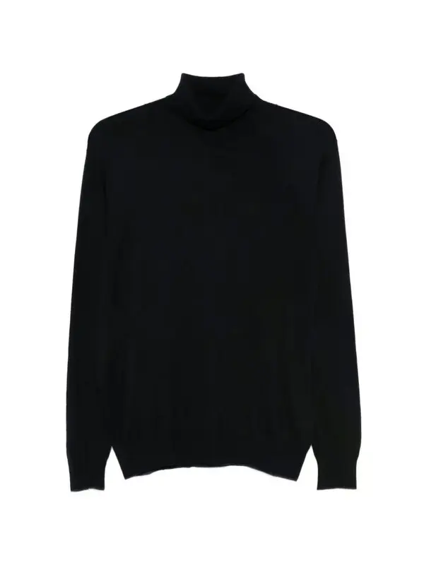 KANGRA Turtleneck Sweater - Blue