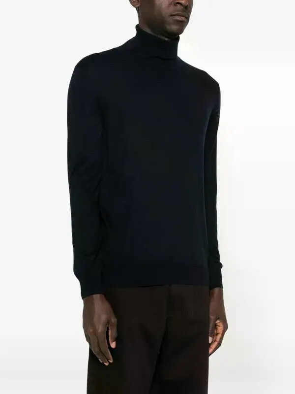 KANGRA Turtleneck Sweater - Blue