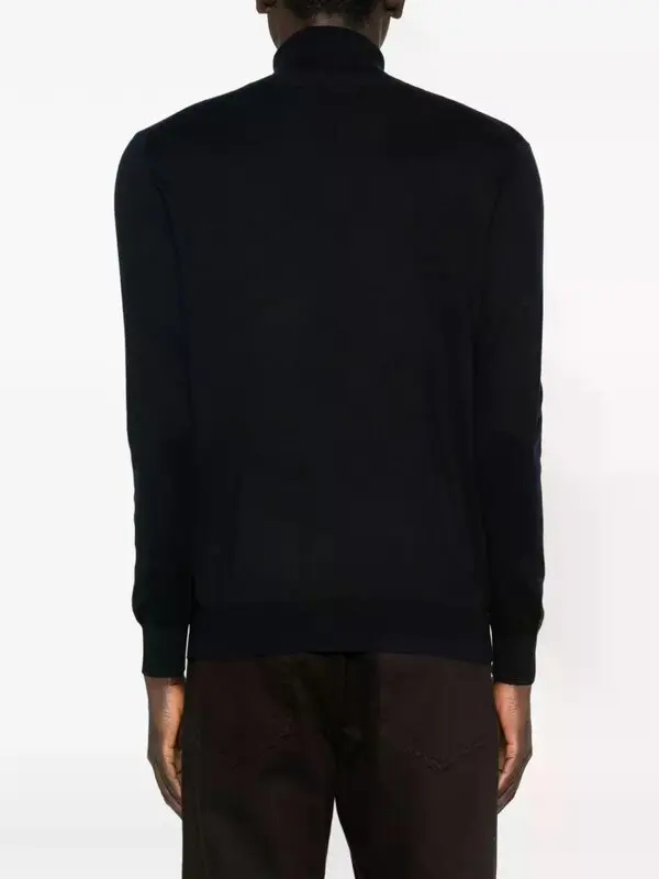 KANGRA Turtleneck Sweater - Blue