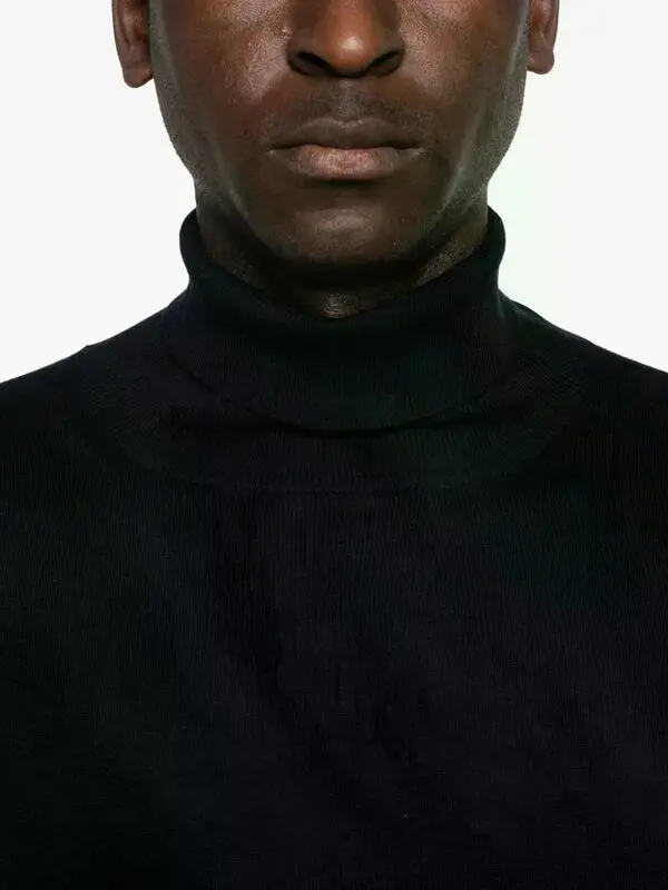 KANGRA Turtleneck Sweater - Blue