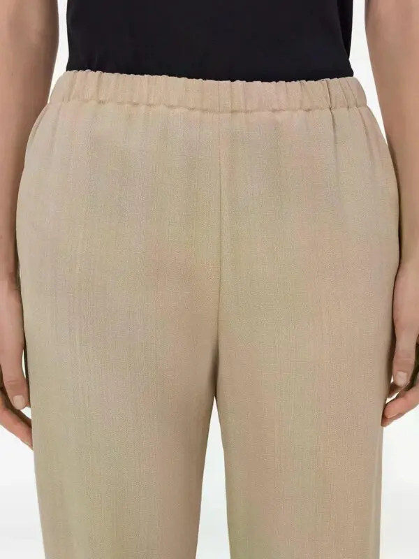 Loulou De Saison Scot Elasticated Trousers - Neutrals