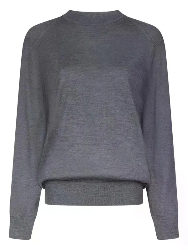 Loulou De Saison Fluid Ribbed Cashmere Sweater - Grey