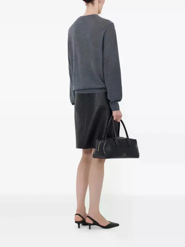 Loulou De Saison Fluid Ribbed Cashmere Sweater - Grey