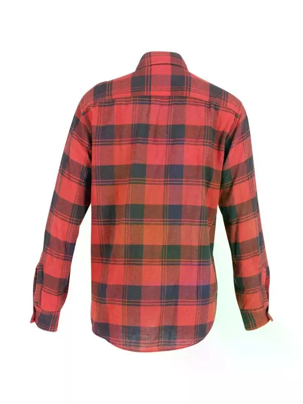Saint Laurent Check-pattern Long-sleeve Shirt
