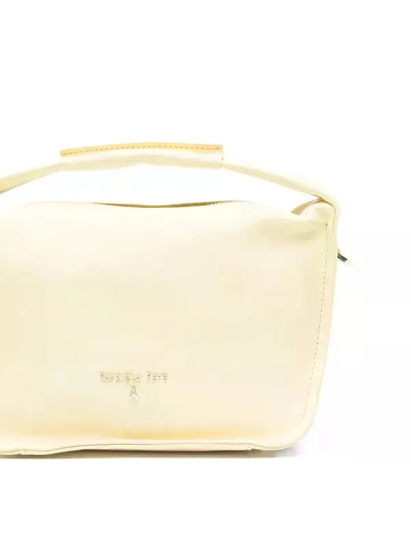 Patrizia Pepe Small Leather Tote Bag - Yellow