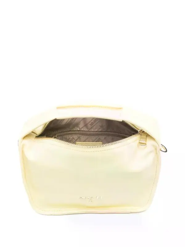 Patrizia Pepe Small Leather Tote Bag - Yellow