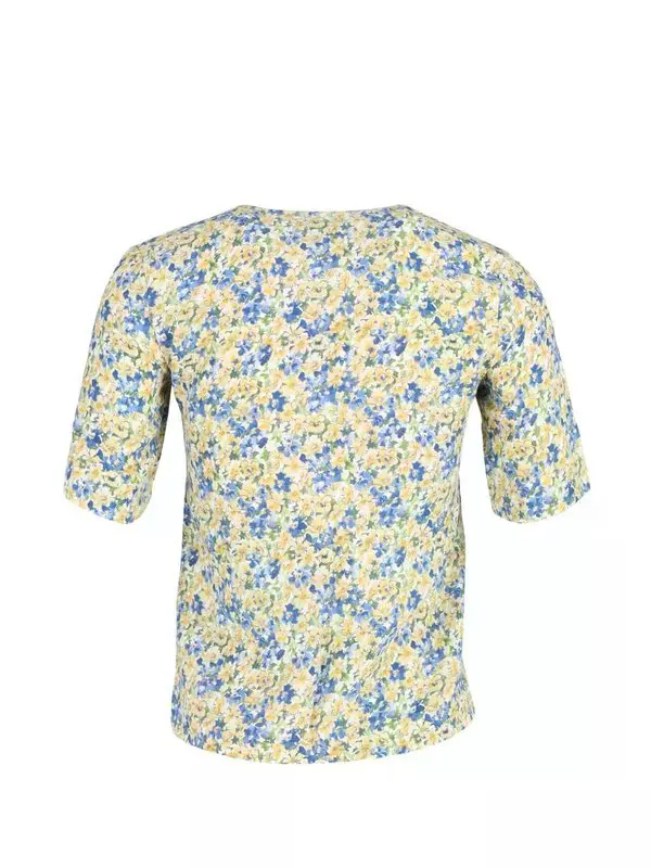 A.p.c. V-neck Floral Blouse
