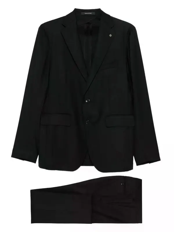 Tagliatore Flap-pocket Suit - Black