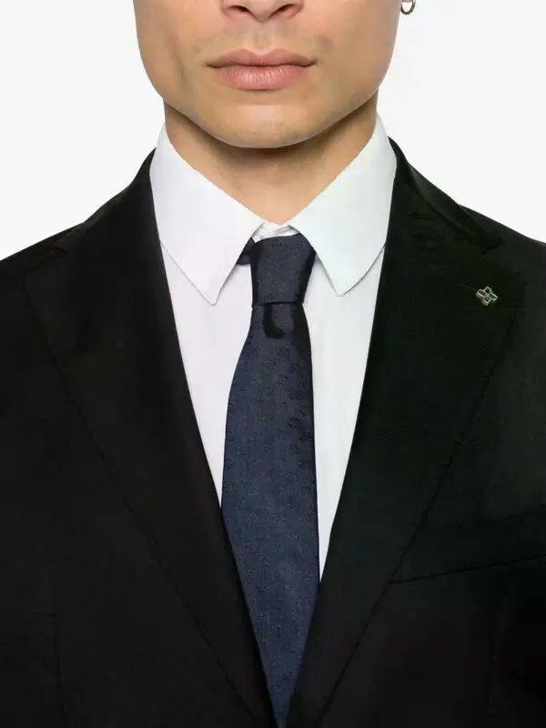 Tagliatore Flap-pocket Suit - Black
