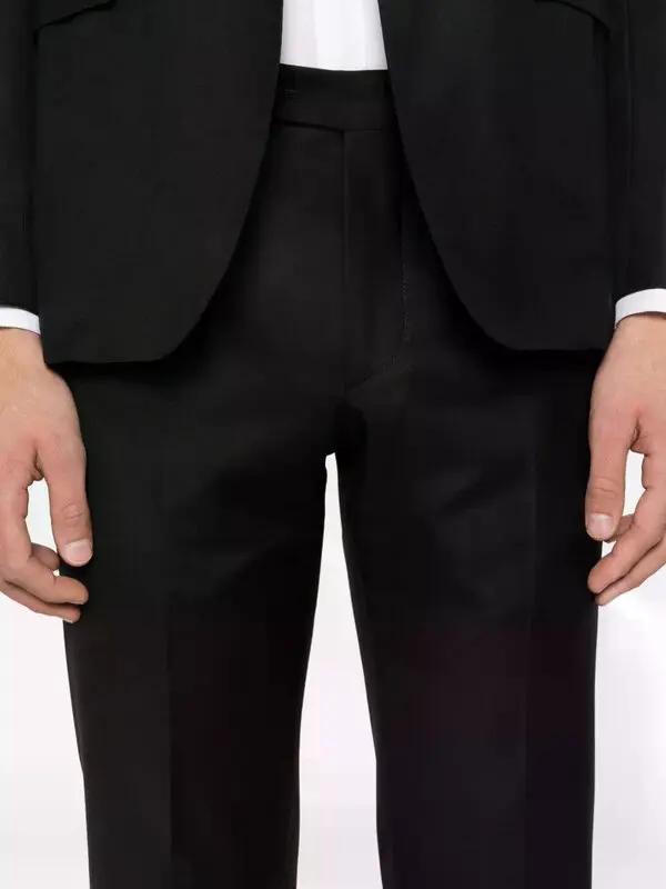 Tagliatore Flap-pocket Suit - Black