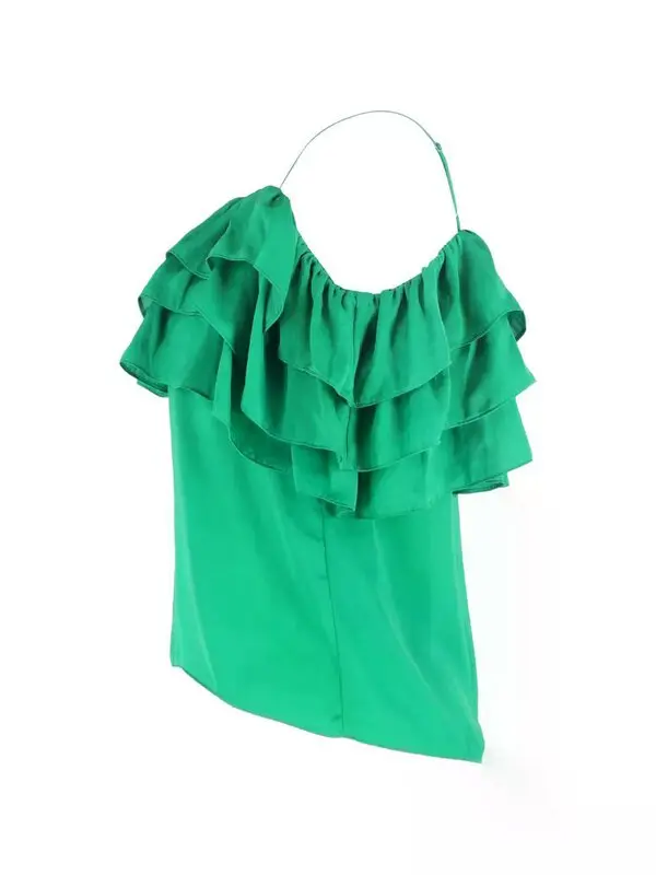 Maje Ruffled Off-shoulder Top