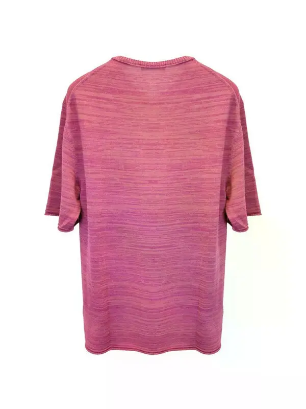 Mr P. Striped Cotton T-shirt - Red