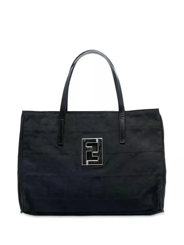 Fendi 2000-2010 Zucca Canvas Tote Bag