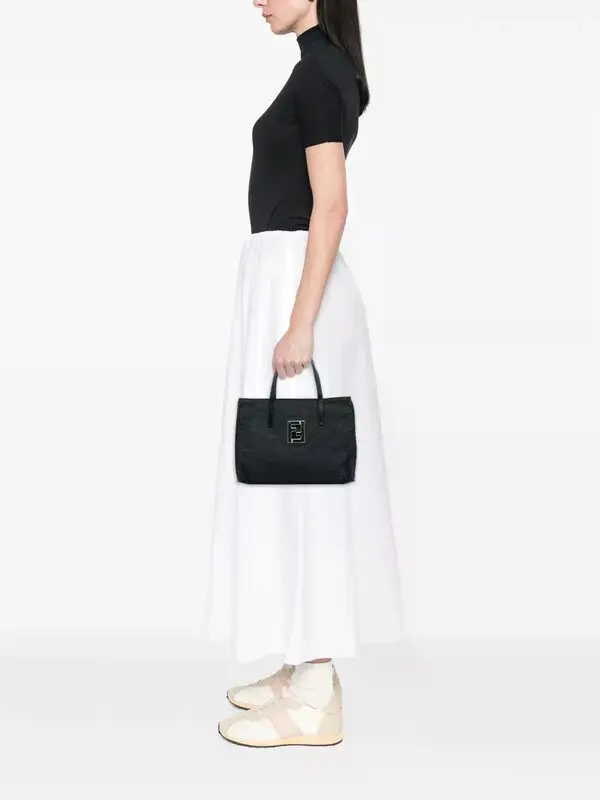 Fendi 2000-2010 Zucca Canvas Tote Bag