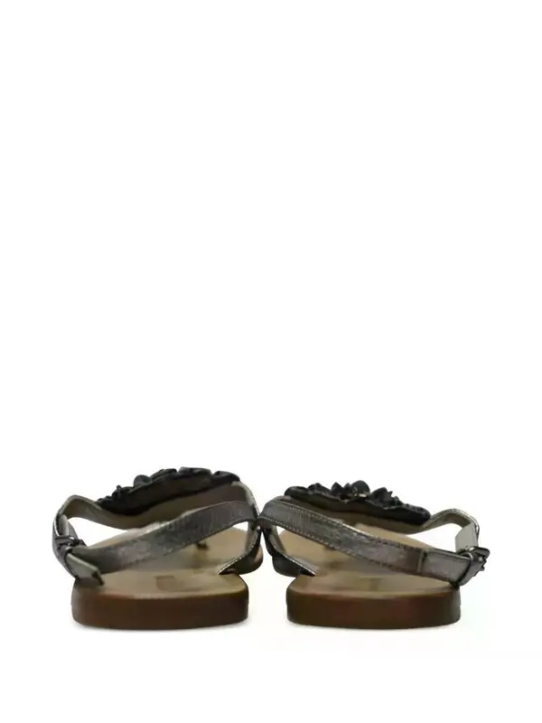 LAVENDER LABEL VERA WANG VINTAGE Rhinestone T-bar Sandals