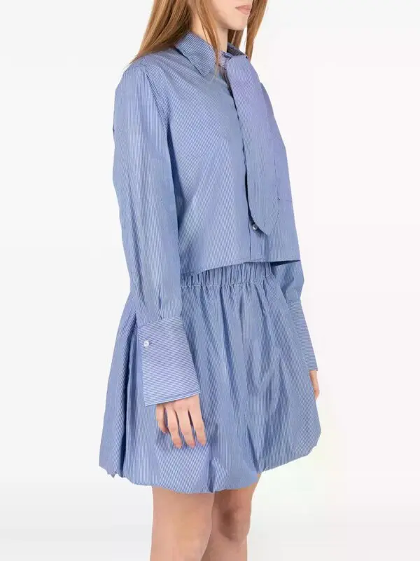 SOCIETE ANONYME Striped Tie-detail Shirt