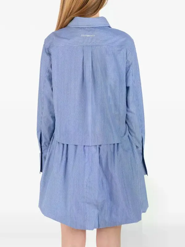 SOCIETE ANONYME Striped Tie-detail Shirt