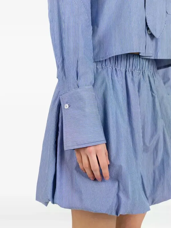 SOCIETE ANONYME Striped Tie-detail Shirt