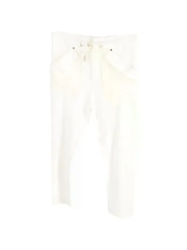 Chloé Drawstring Trousers - White