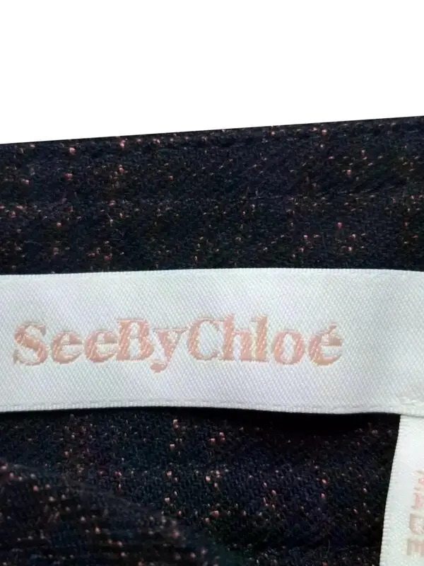Chloé Plaid Mini Skirt