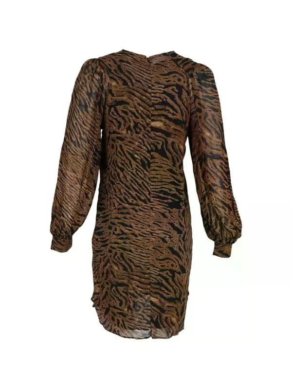 GANNI Tiger-print Mini Dress