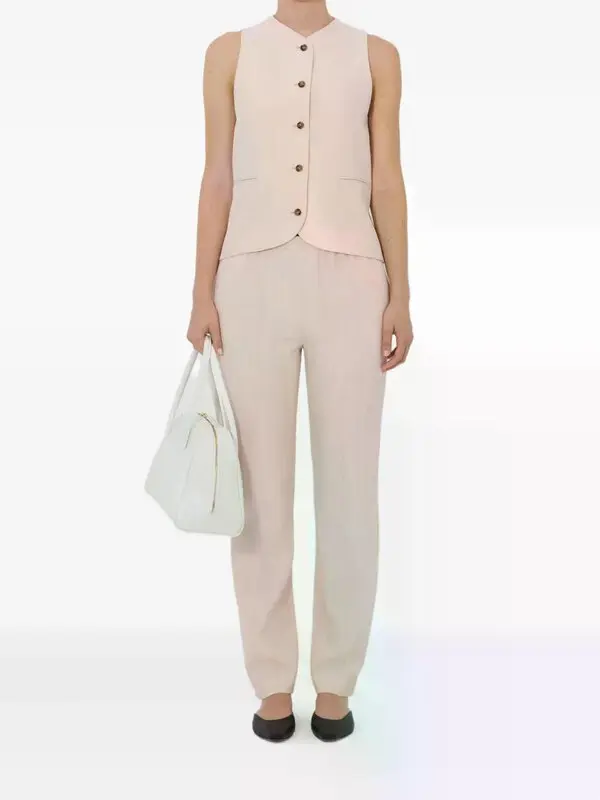 Loulou De Saison Scot Elasticated Trousers - Neutrals