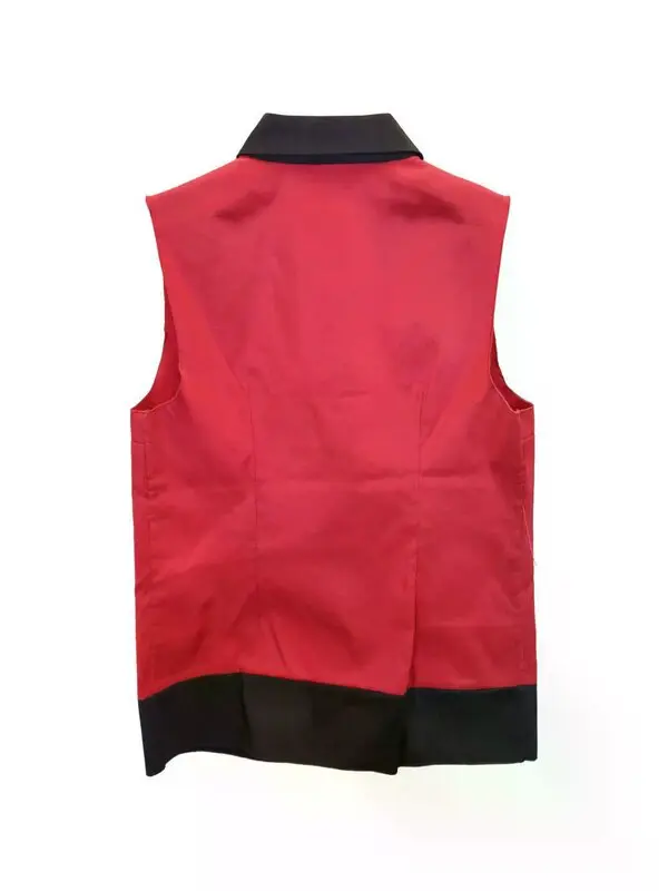 JIL SANDER Colorblock Sleeveless Blouse