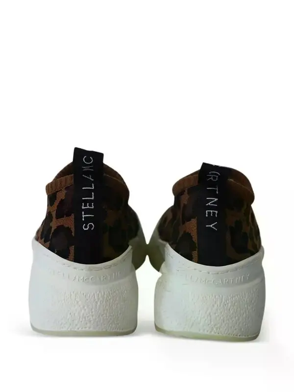 Stella McCartney Leopard-print Slip-on Sneakers - Brown