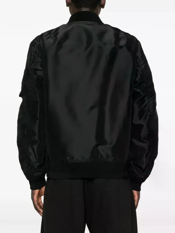 Sacai Zip-up Bomber Jacket - Black