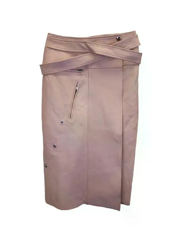 Alexander McQueen Belted Midi Skirt