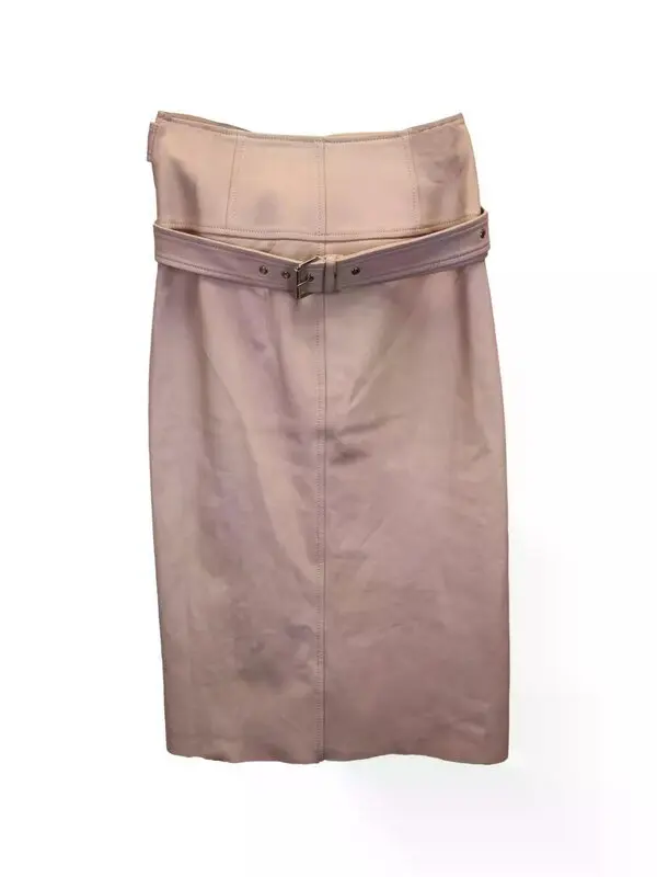 Alexander McQueen Belted Midi Skirt