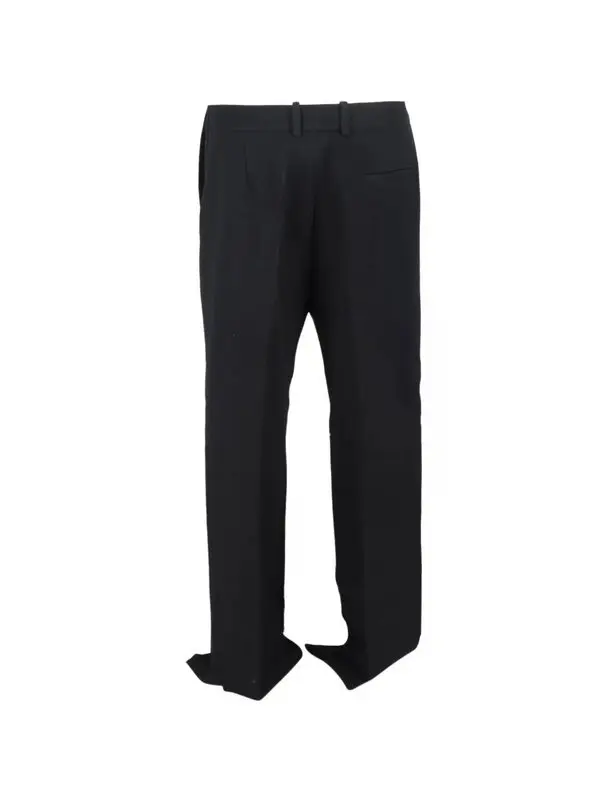 Celine Asymmetrical Wool Trousers